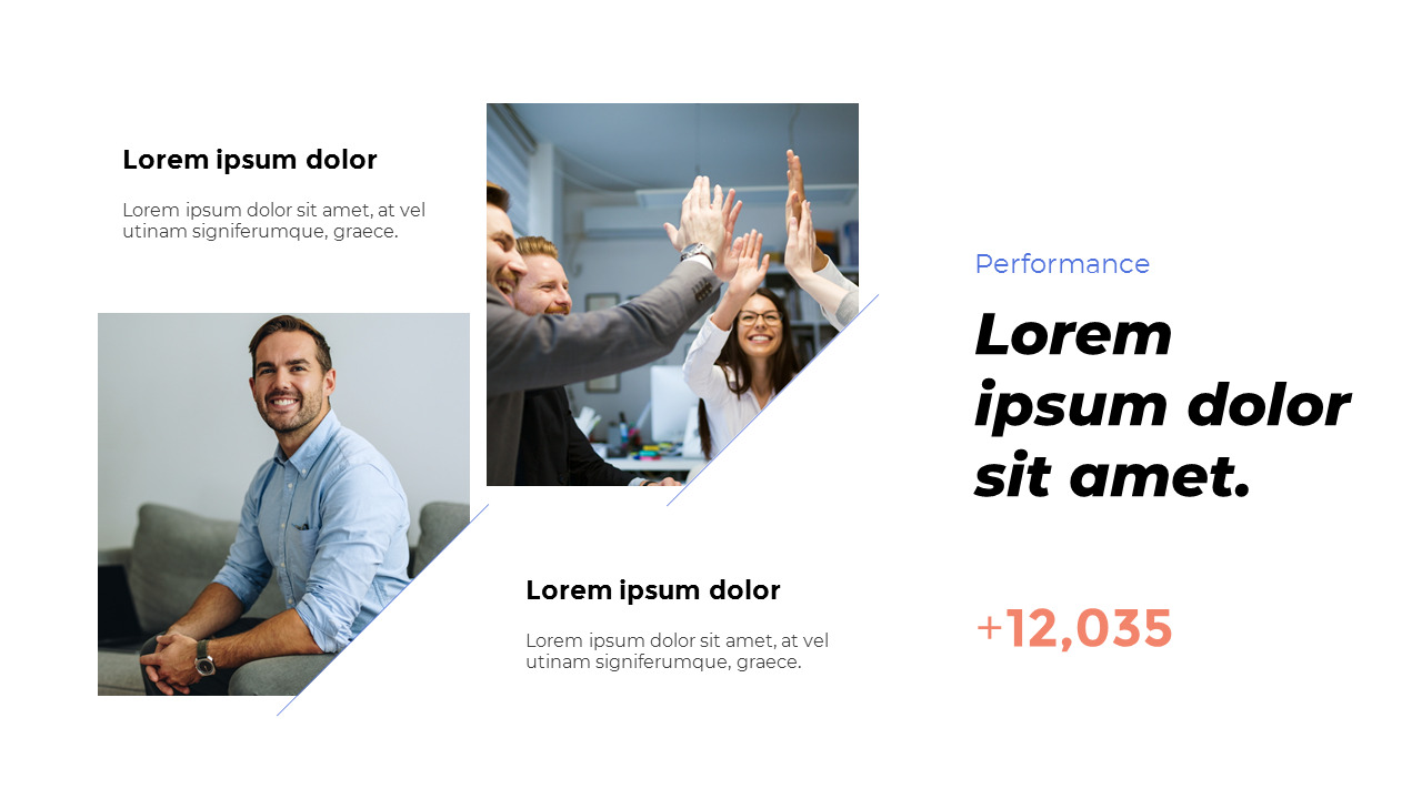 Long Shadow Concept Simple Easy Slides Design