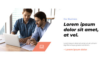 Long Shadow Concept Simple Easy Slides Design