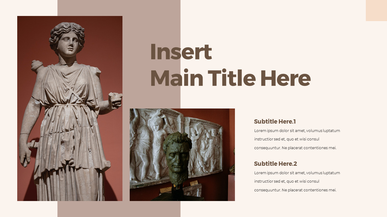 Museum Easy Google Slides|Lifestyle