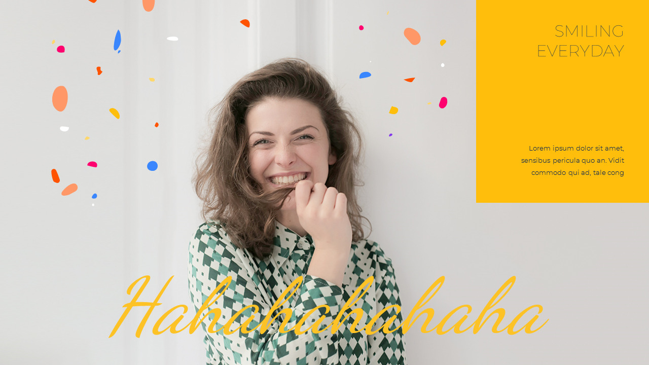 Reasons to Smile Every Day Google presentation|Lifestyle|Slides