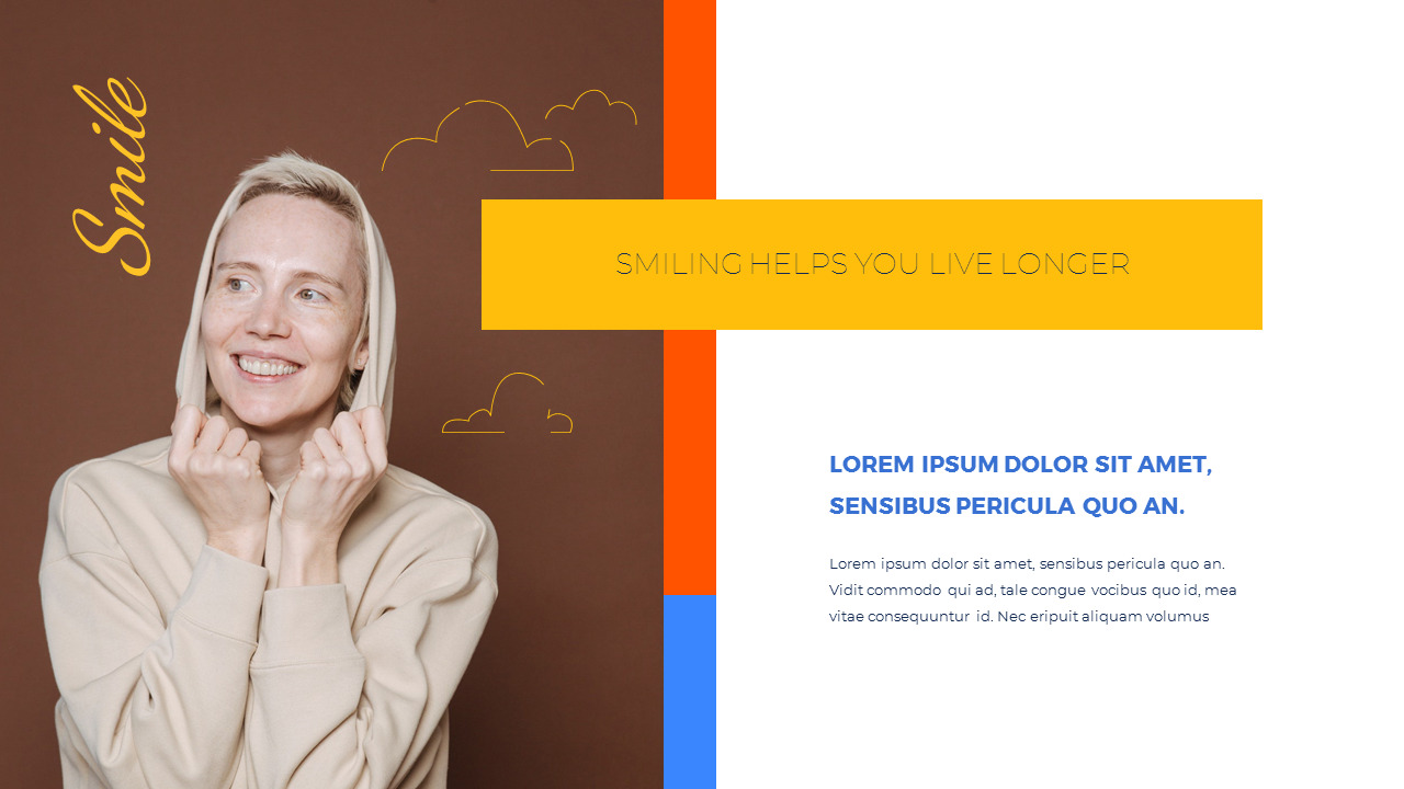 Reasons to Smile Every Day Google presentation|Lifestyle|Slides