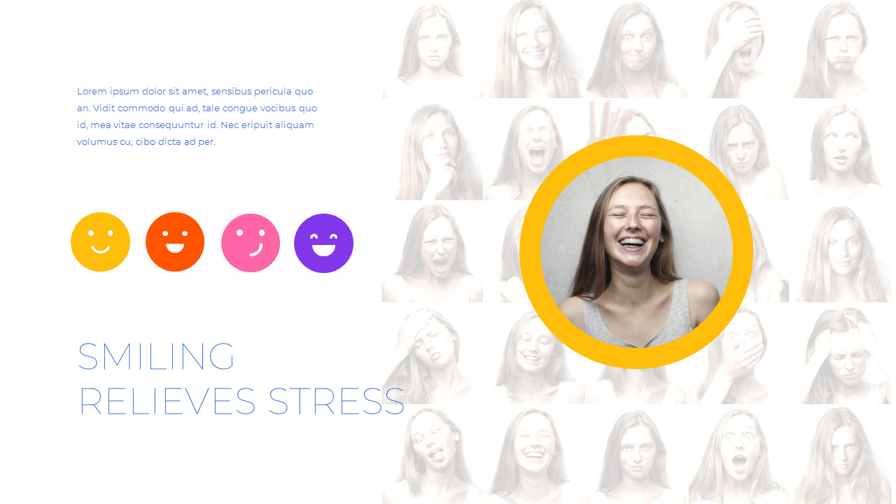 Reasons to Smile Every Day Google presentation|Lifestyle|Slides