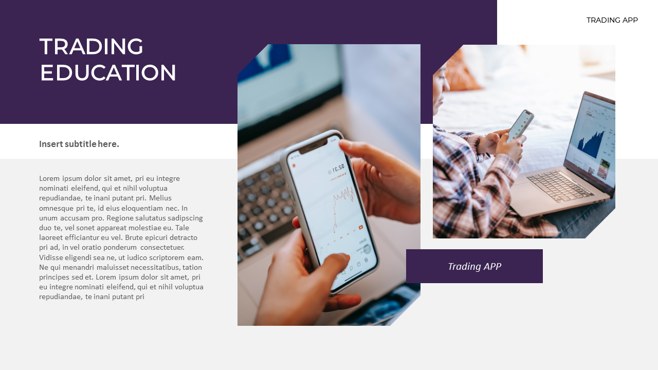 TRADING APP Google Slides Themes