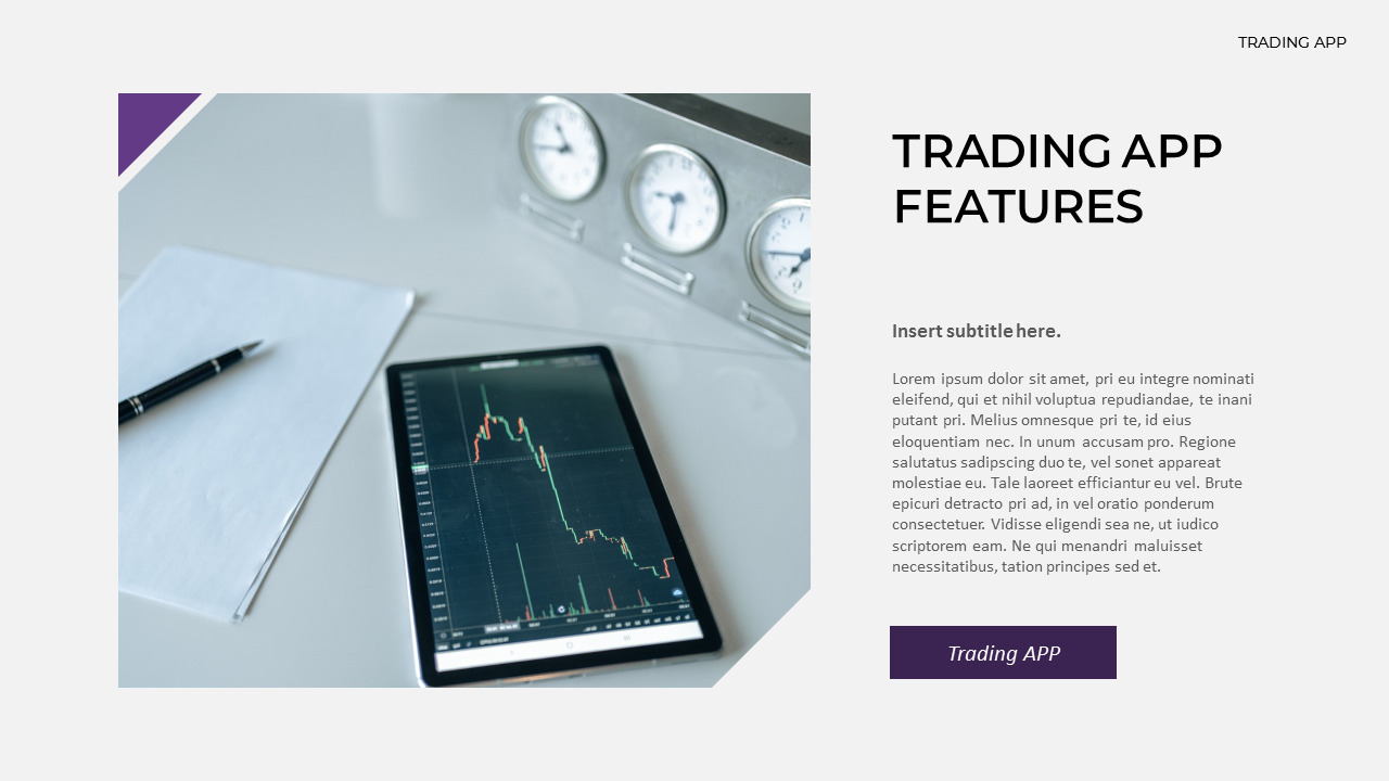 TRADING APP Google Slides Themes