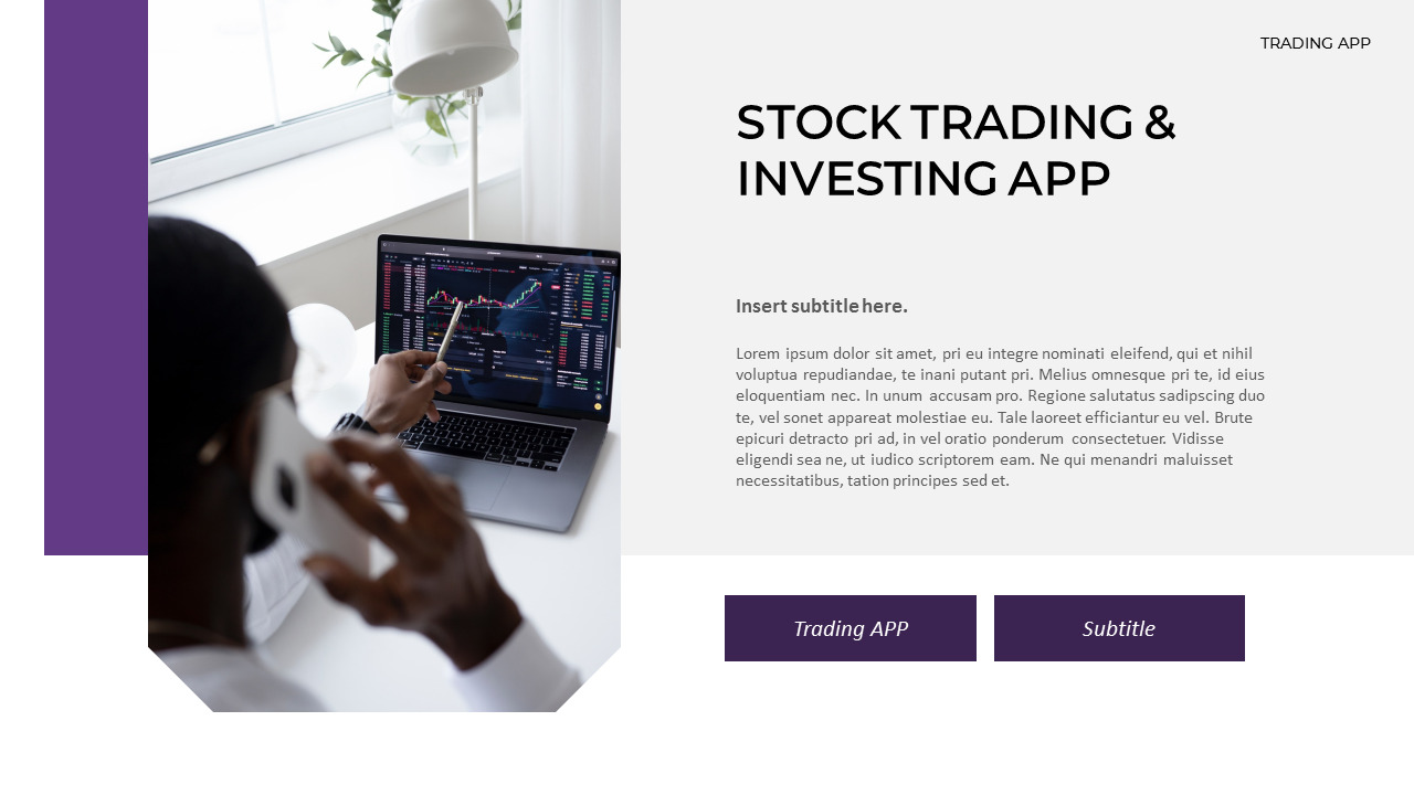 TRADING APP Google Slides Themes