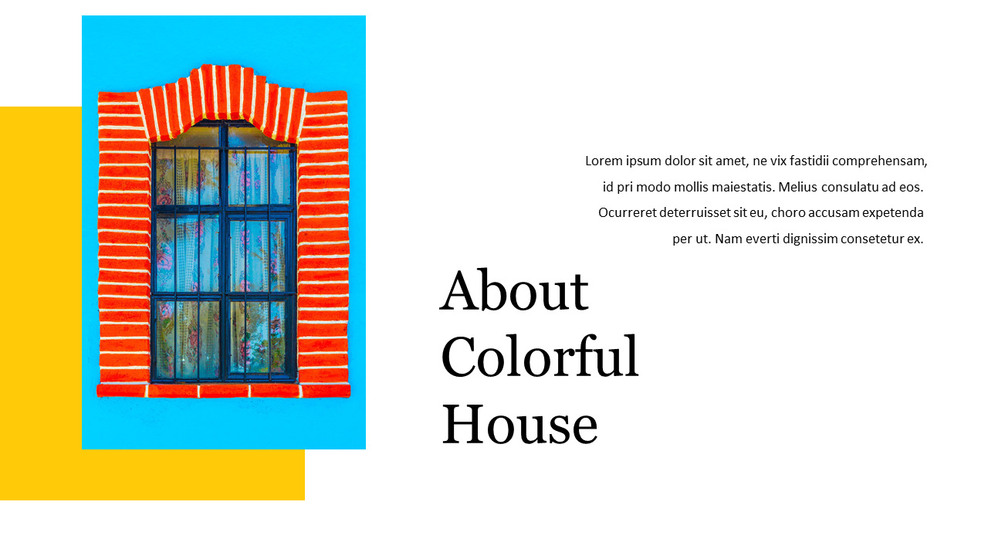 Colorful House Presentations PPT|Construction|Templates