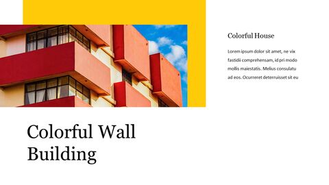 Colorful House Presentations PPT|Construction|Templates