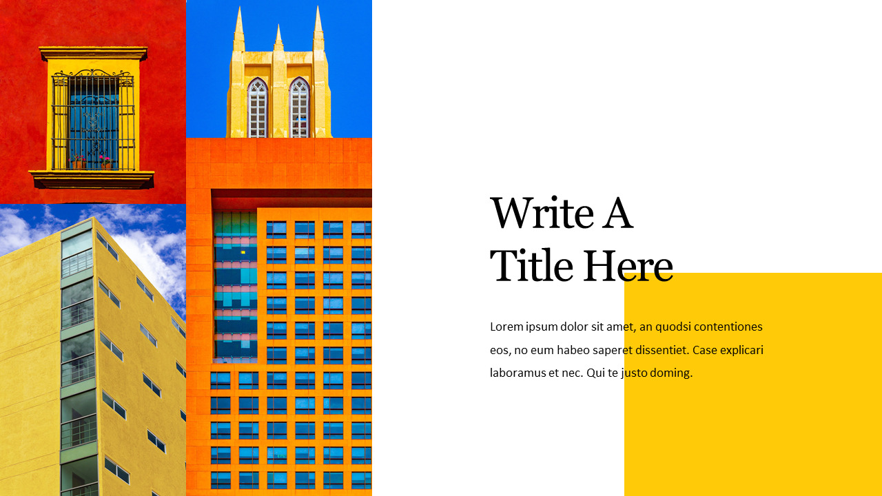 Colorful House Presentations PPT|Construction|Templates