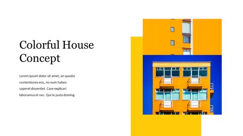 Colorful House Presentations PPT|Construction|Templates
