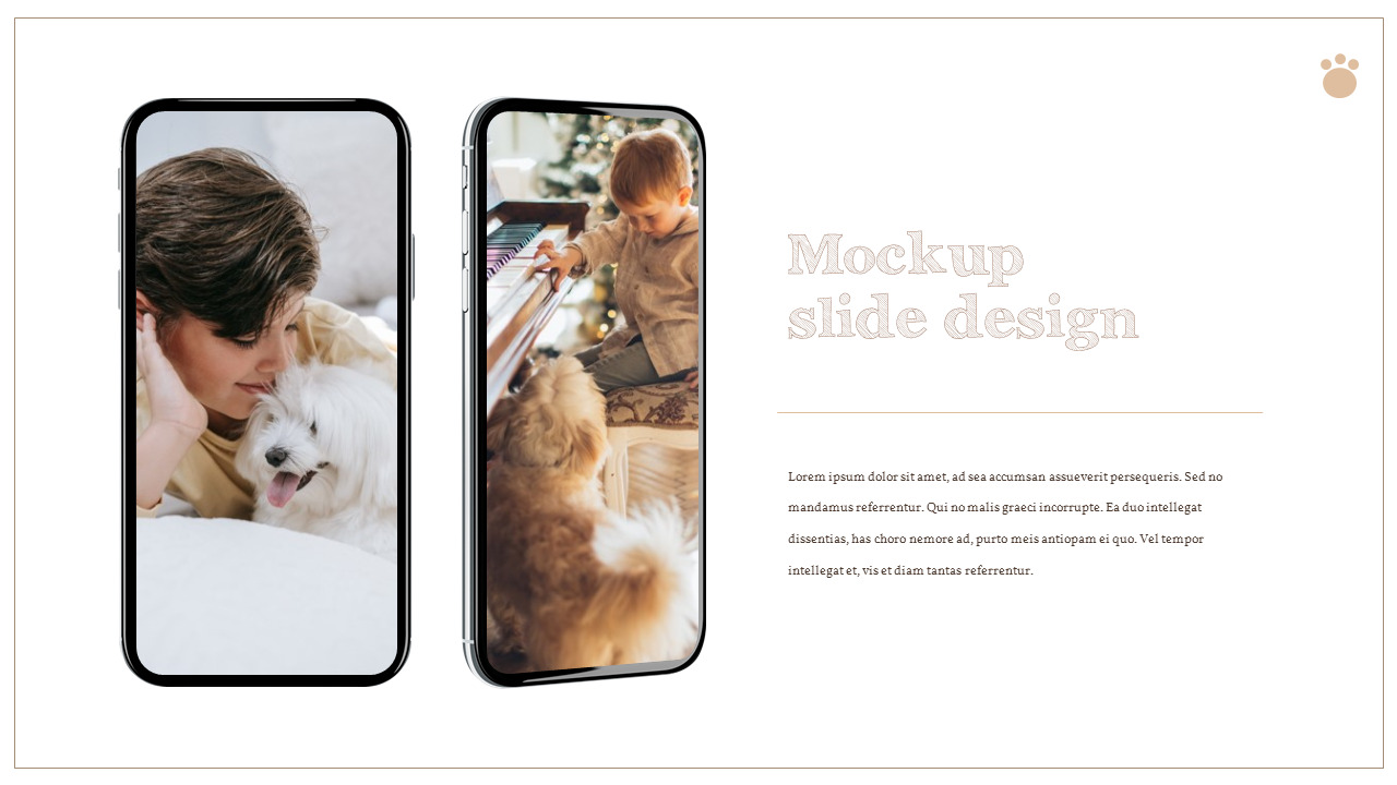 Dogs & Children Growing up Together PowerPoint Format|Lifestyle|Templates