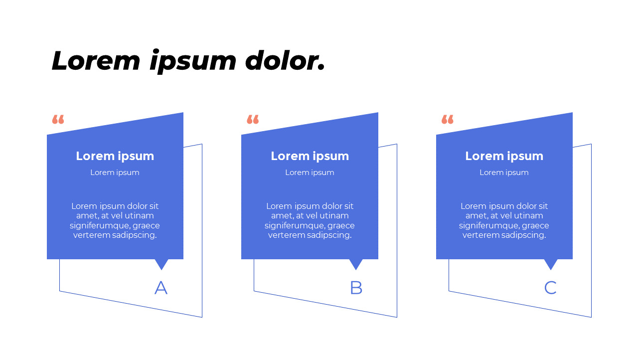 Long Shadow Concept Simple Easy Slides Design