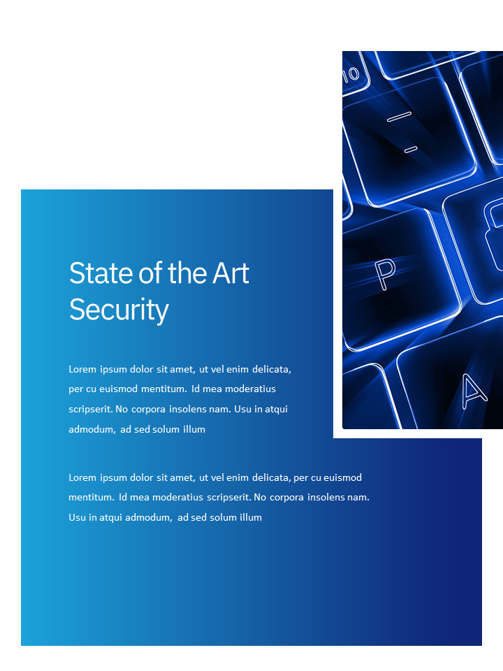 Security company profile ppt template