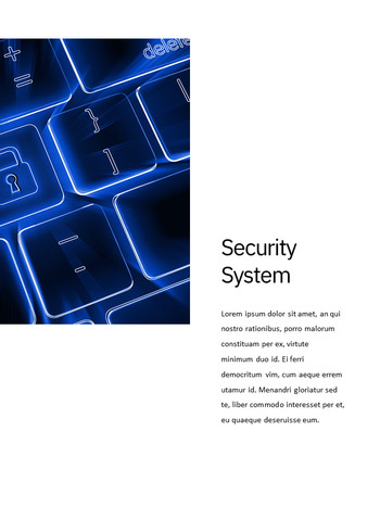 Security company profile ppt template