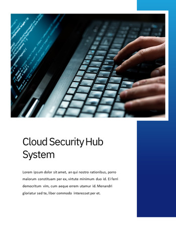 Security company profile ppt template