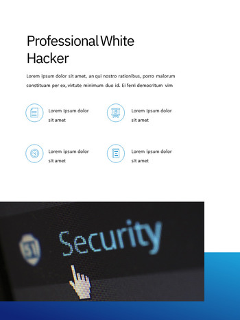 Security company profile ppt template