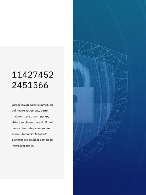 Security company profile ppt template