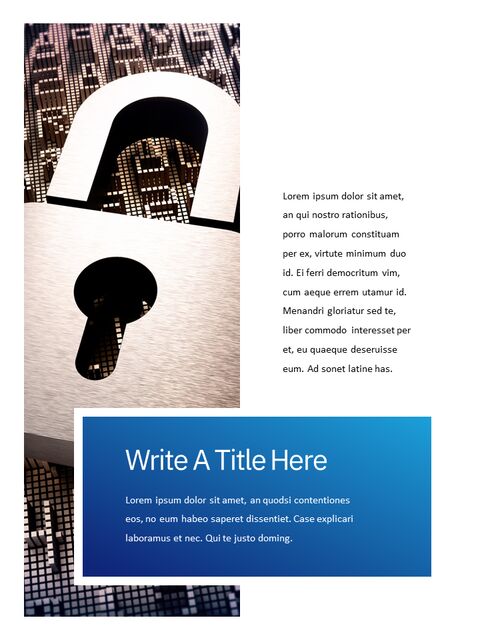 Security company profile ppt template