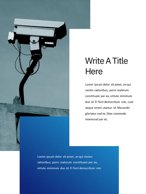 Security company profile ppt template