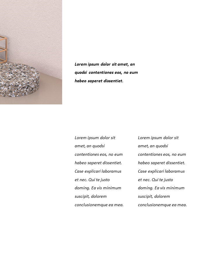 3D Display PPT Templates Simple Design