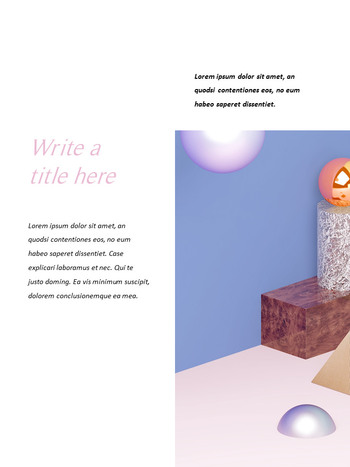 3D Display PPT Templates Simple Design