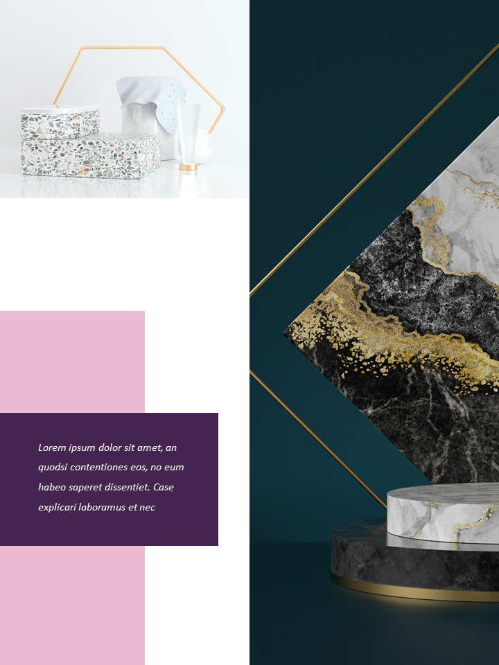 3D Display PPT Templates Simple Design