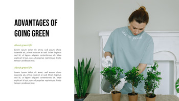 Go Green slides presentation|Lifestyle|PPT Templates