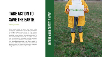 Go Green slides presentation|Lifestyle|PPT Templates