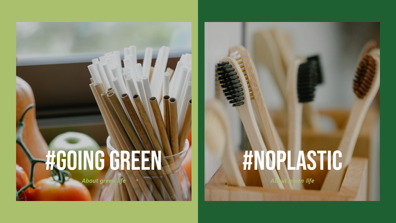 Go Green slides presentation|Lifestyle|PPT Templates