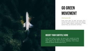 Go Green slides presentation|Lifestyle|PPT Templates