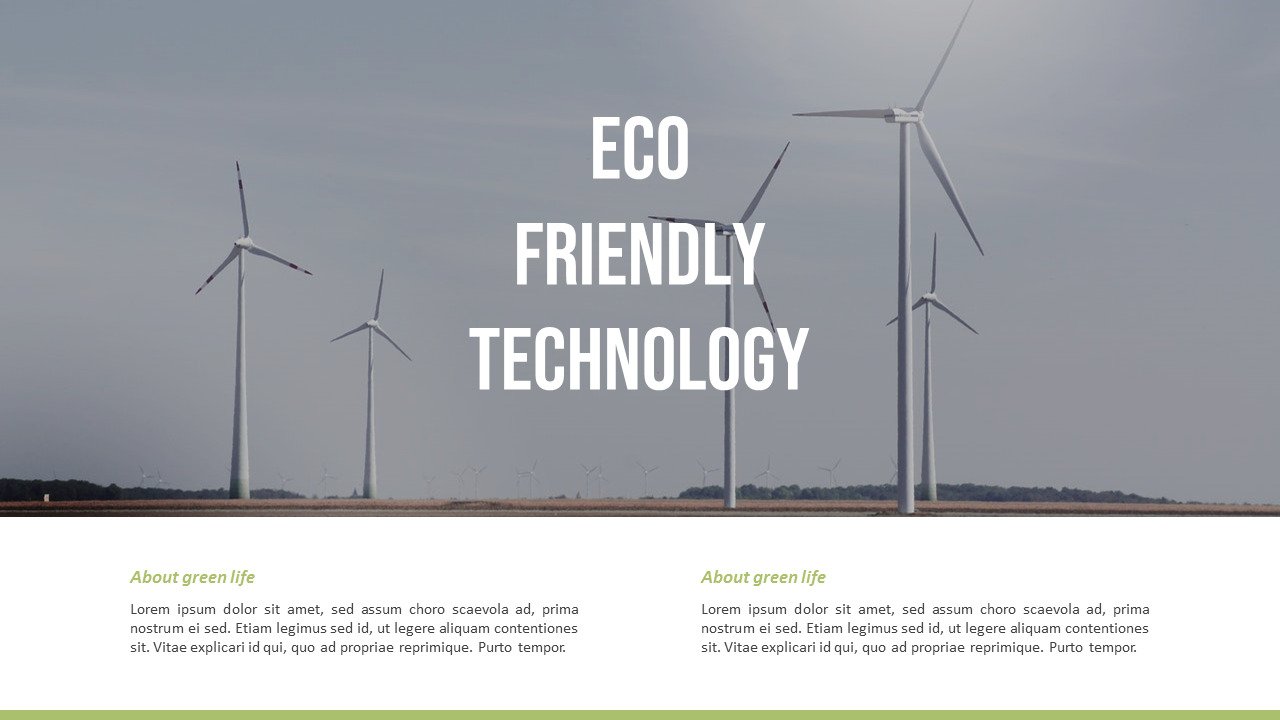 Go Green slides presentation|Lifestyle|PPT Templates
