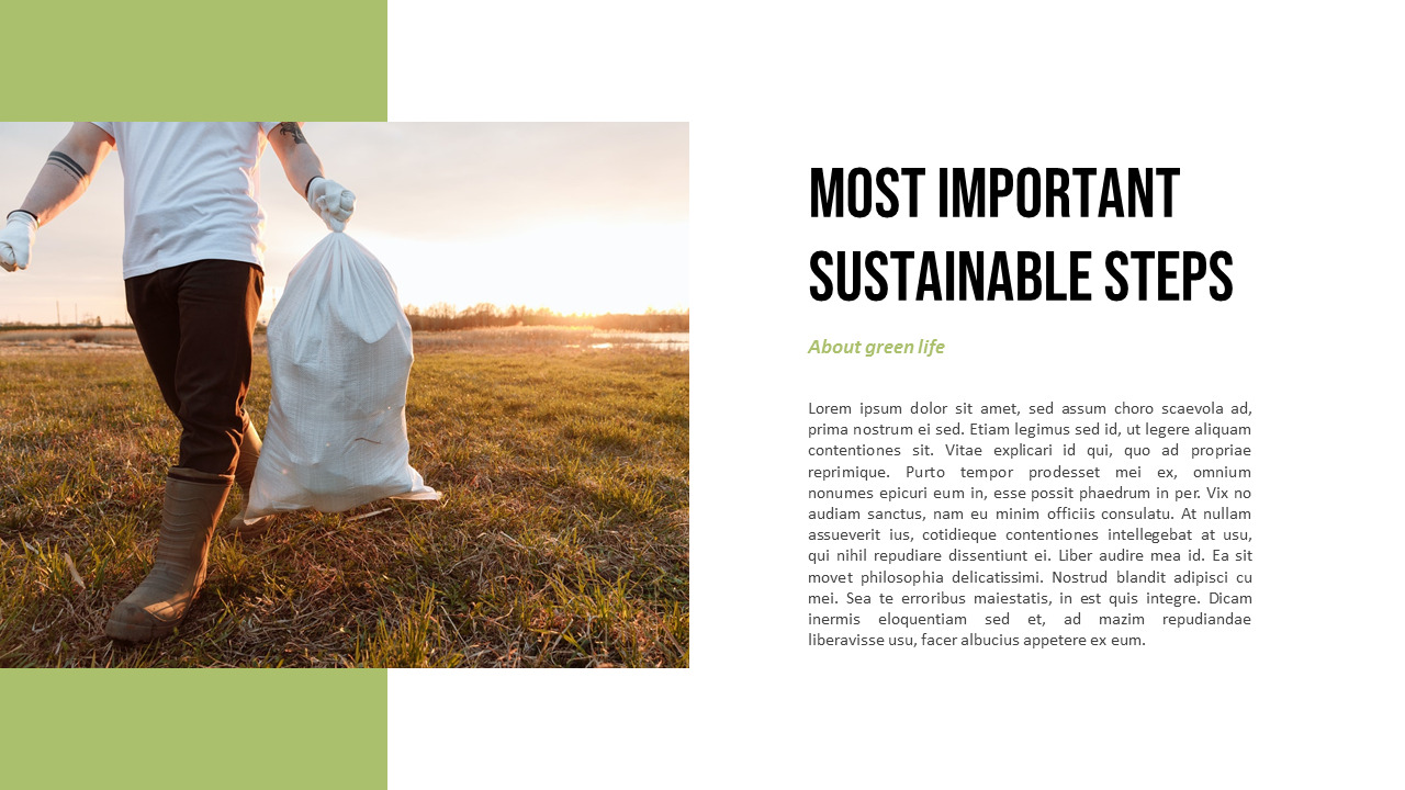 Go Green slides presentation|Lifestyle|PPT Templates