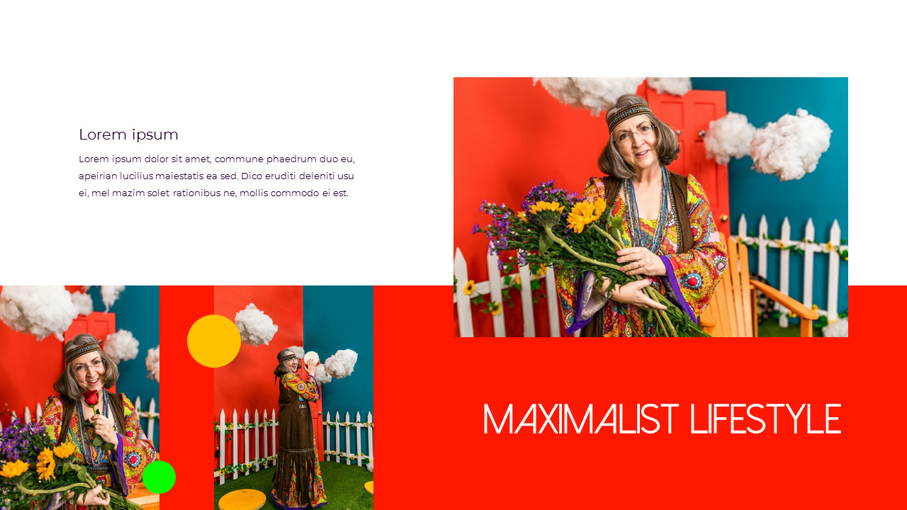 Meet Maximalism Themes for PowerPoint|Lifestyle|Templates