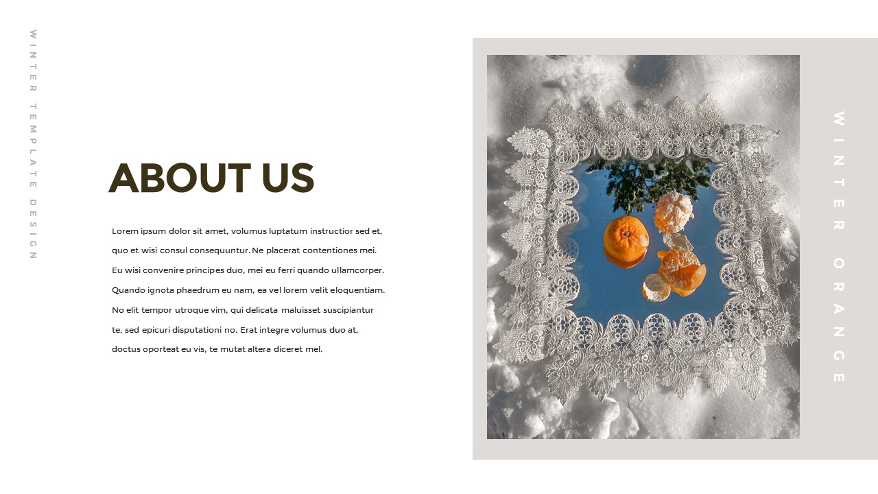 Cozy and Winter template google slides|Lifestyle