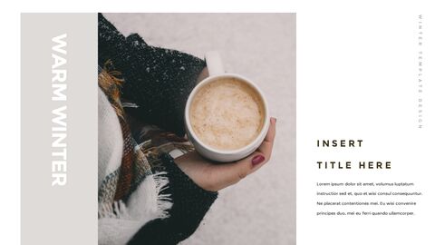 Cozy and Winter template google slides|Lifestyle