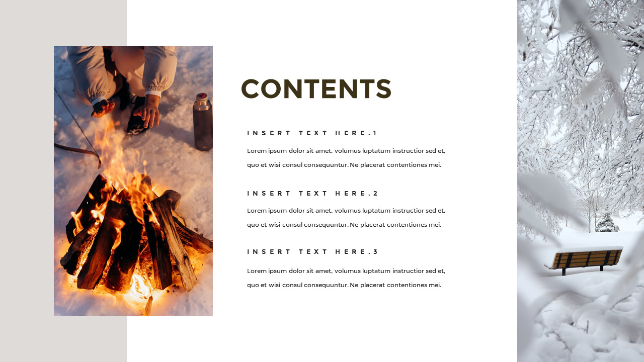 Cozy and Winter template google slides|Lifestyle