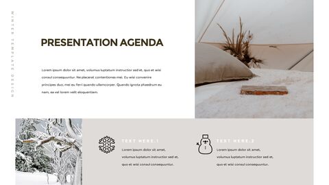 Cozy and Winter template google slides|Lifestyle
