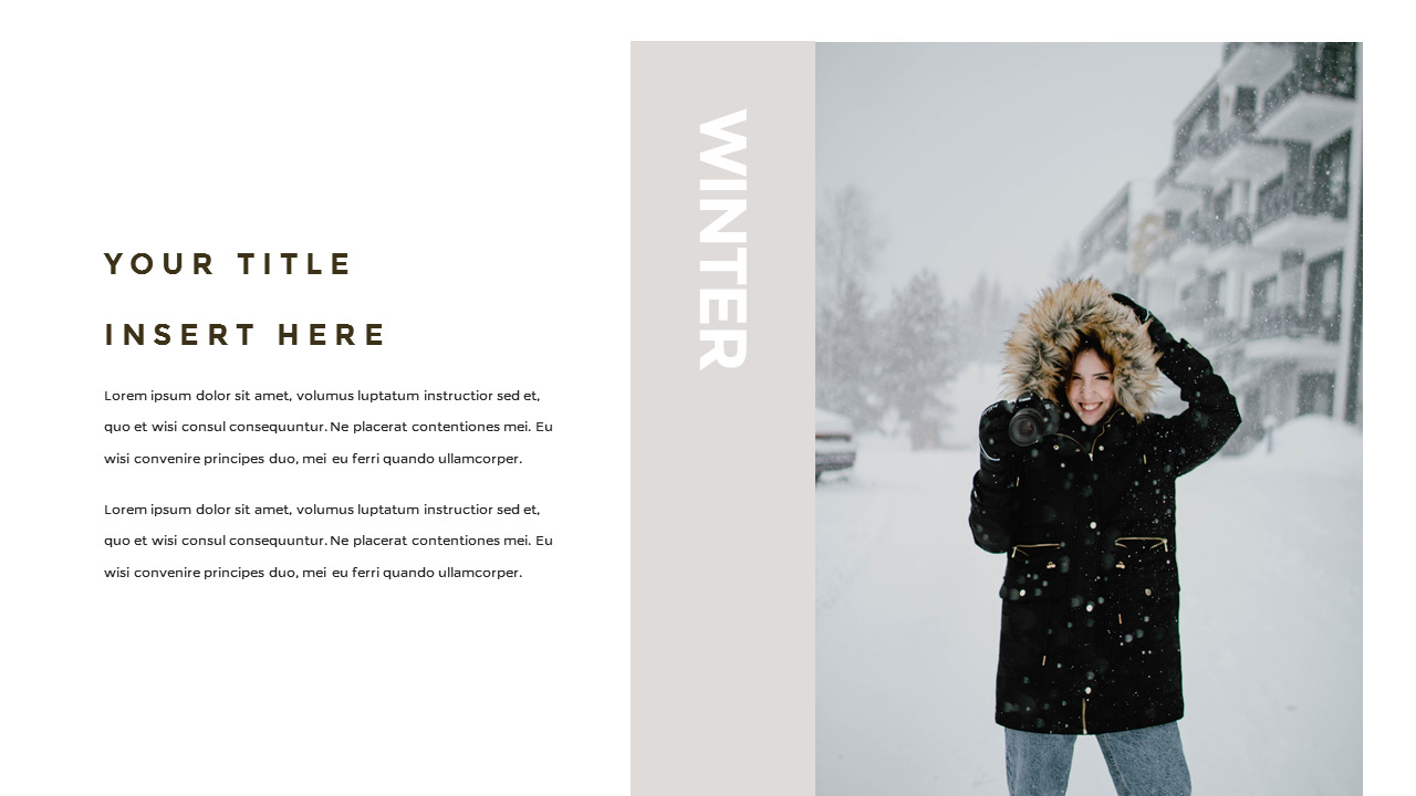Cozy and Winter template google slides|Lifestyle