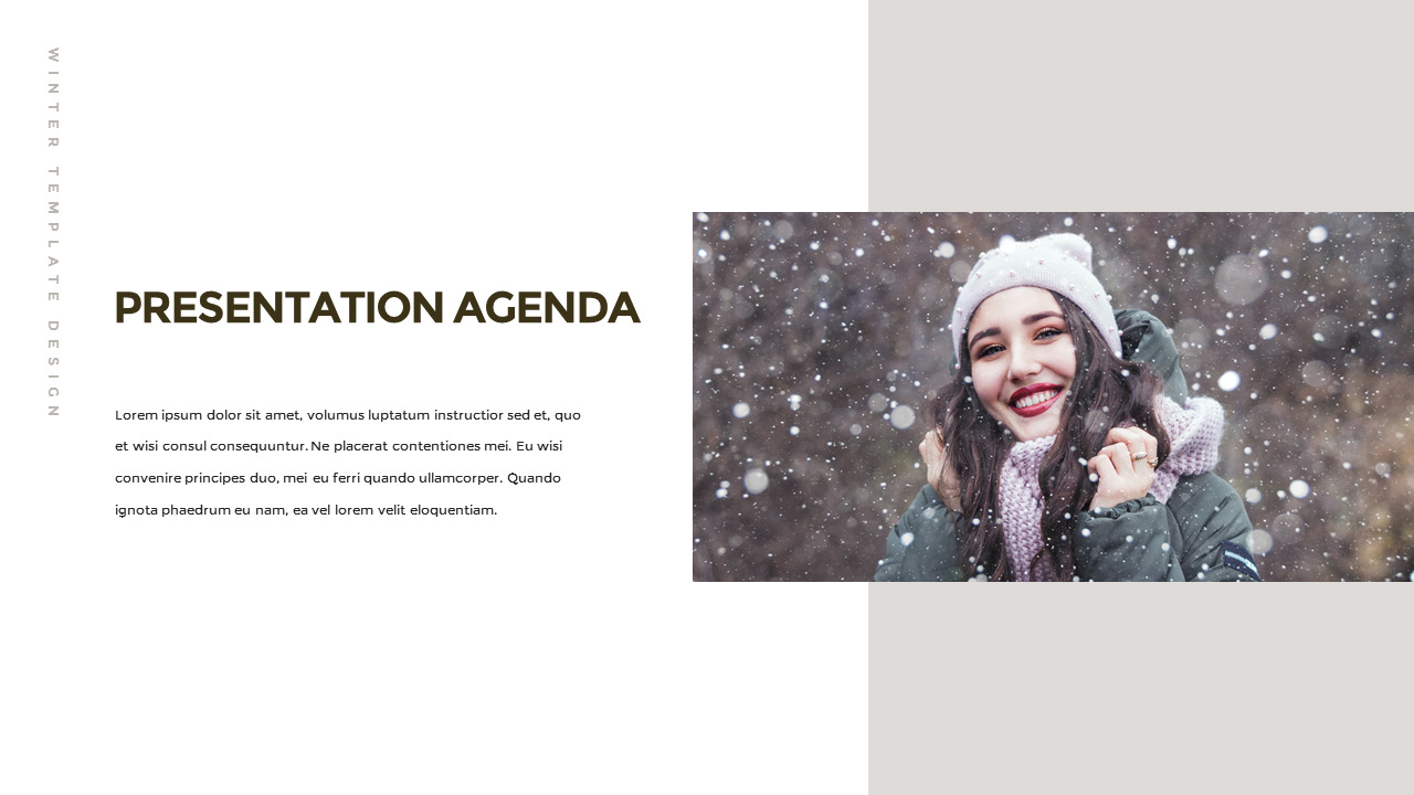 Cozy and Winter template google slides|Lifestyle