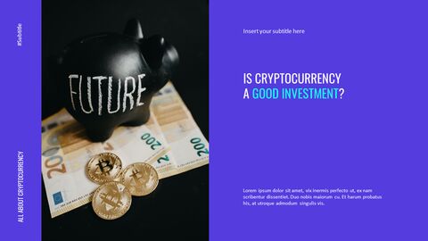 Cryptocurrency Easy Google Slides Template
