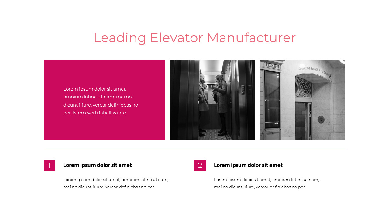 Elevator Manufacturers Simple Presentation Google Slides Template ...