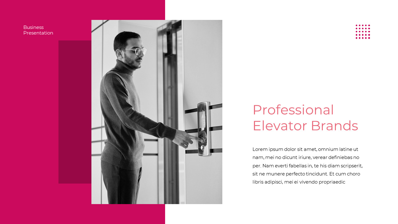 Elevator Manufacturers Simple Presentation Google Slides Template ...