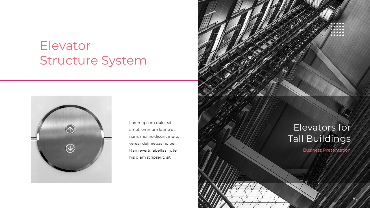 Elevator Manufacturers Simple Presentation Google Slides Template ...