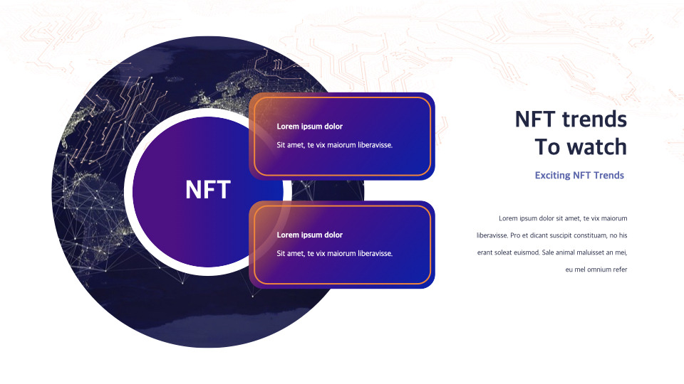 Exciting NFT Trends Creative Keynote