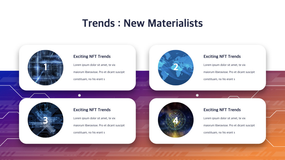 Exciting NFT Trends Creative Keynote