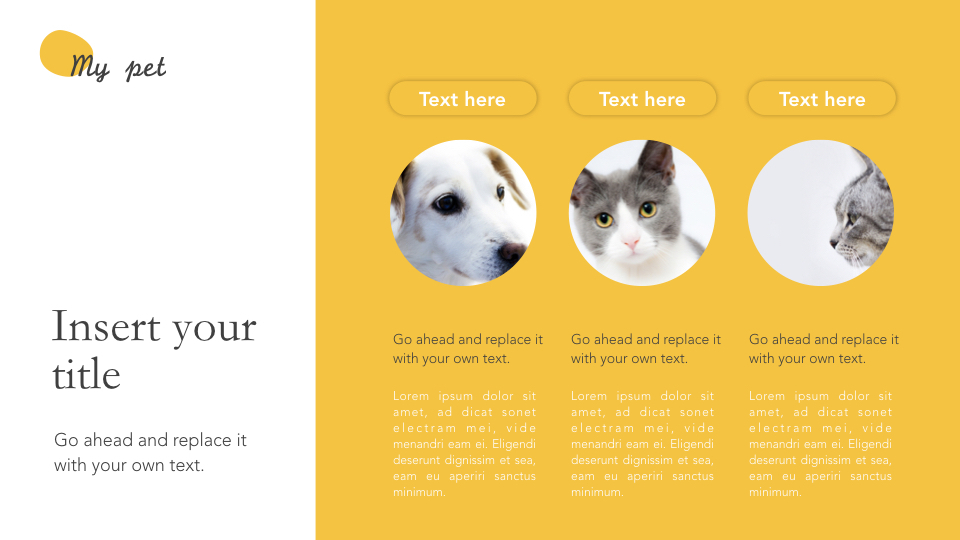 My Pet Multipurpose Presentation Keynote Template