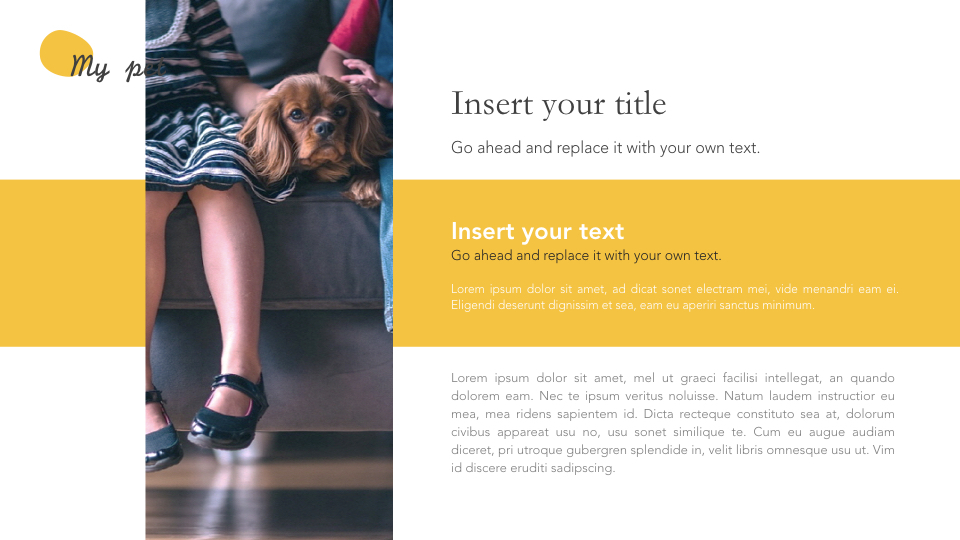 My Pet Multipurpose Presentation Keynote Template