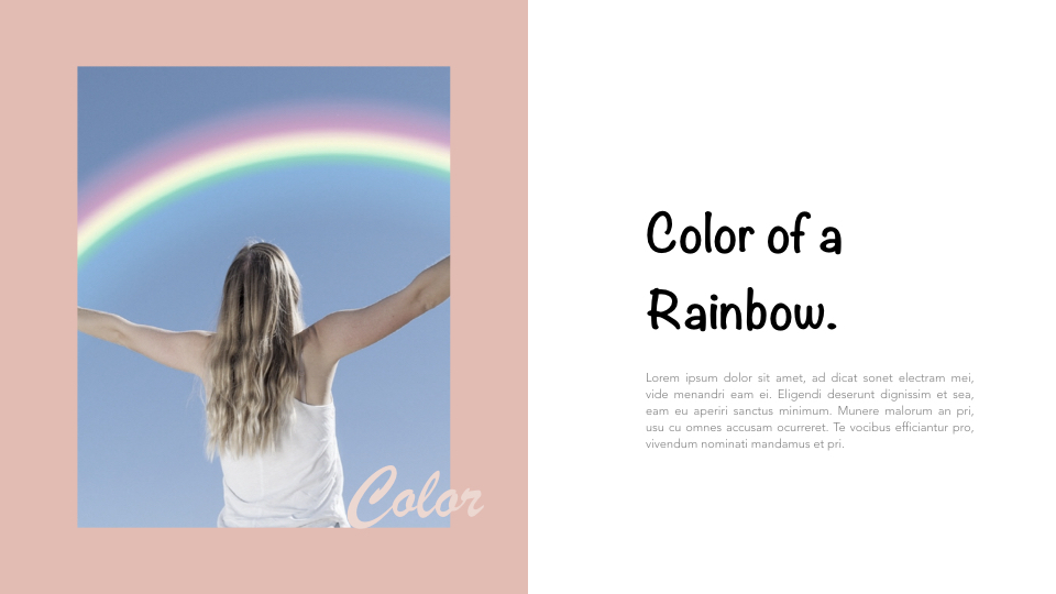 Rainbow PowerPoint Templates Multipurpose Design