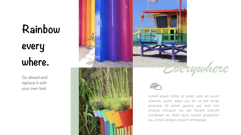 Rainbow PowerPoint Templates Multipurpose Design