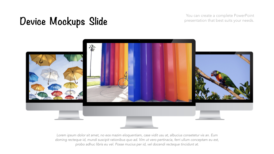 Arco iris Plantillas de PowerPoint Diseño multipropósito