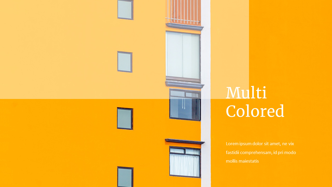 Colorful House Simple Google Slides Templates|Construction